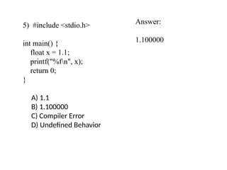 C Programming : data types and types of variable.pptx