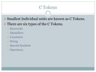 Data Types and Variables In C Programming | PPTX