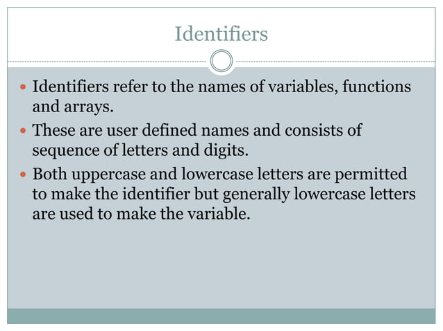 Data Types and Variables In C Programming | PPTX