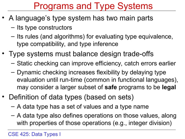 Data types and it's usage in c languages | PPT