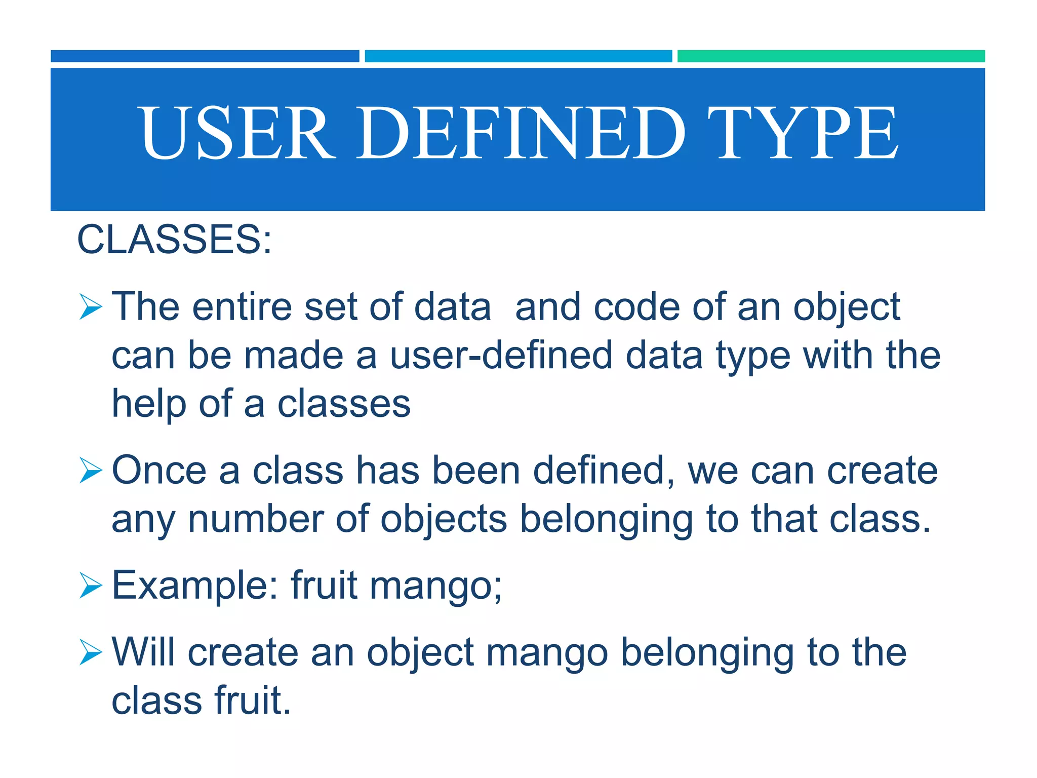 Data types in c++ | PPTX