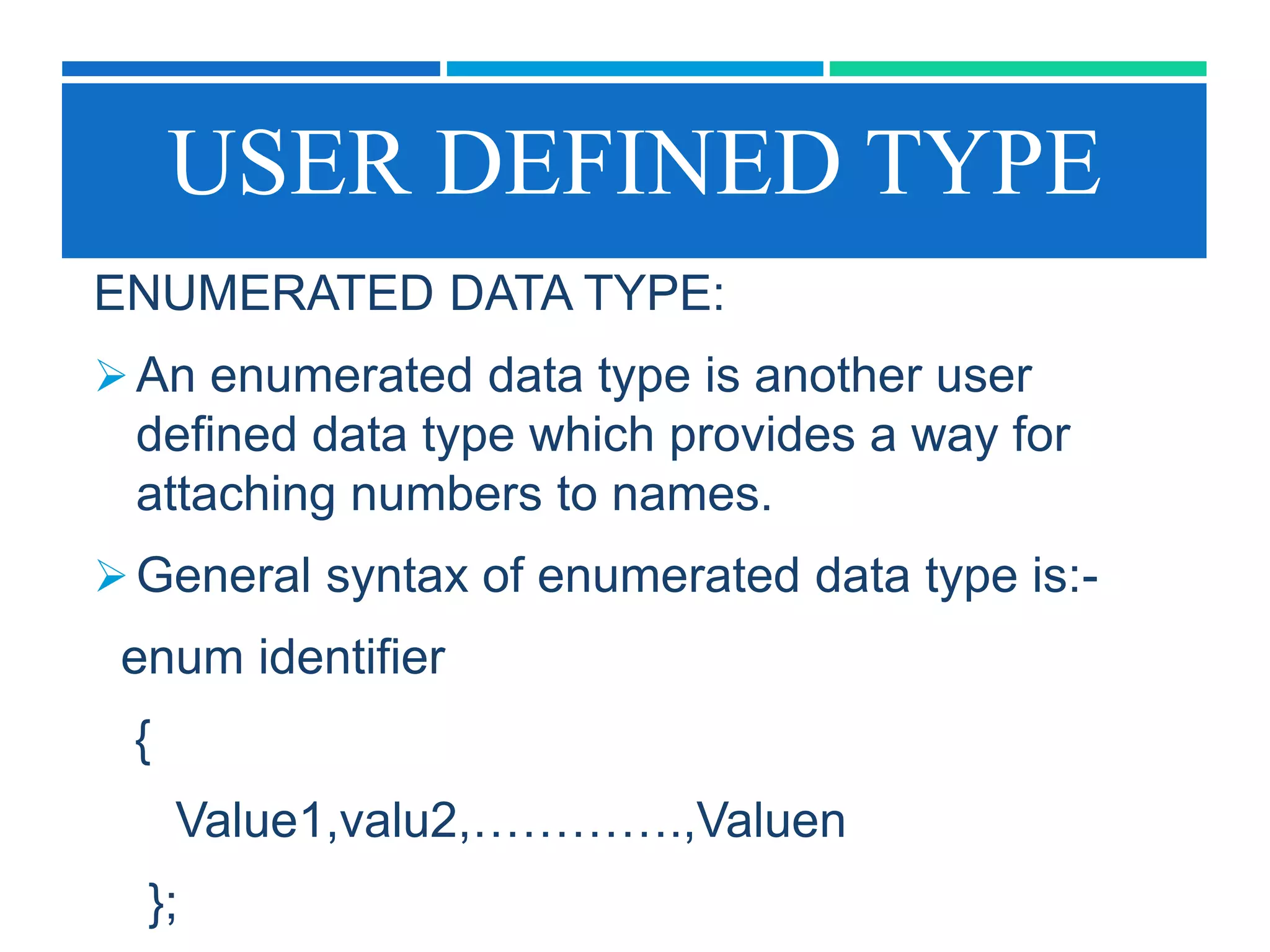 Data types in c++ | PPTX