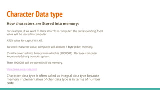 Data types in c++ | PPT