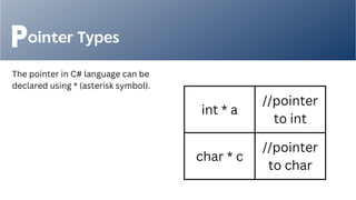 Data Types in C# OnlineTraining in Nareshit | PPT