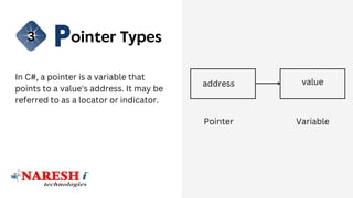 Data Types in C# OnlineTraining in Nareshit | PPT