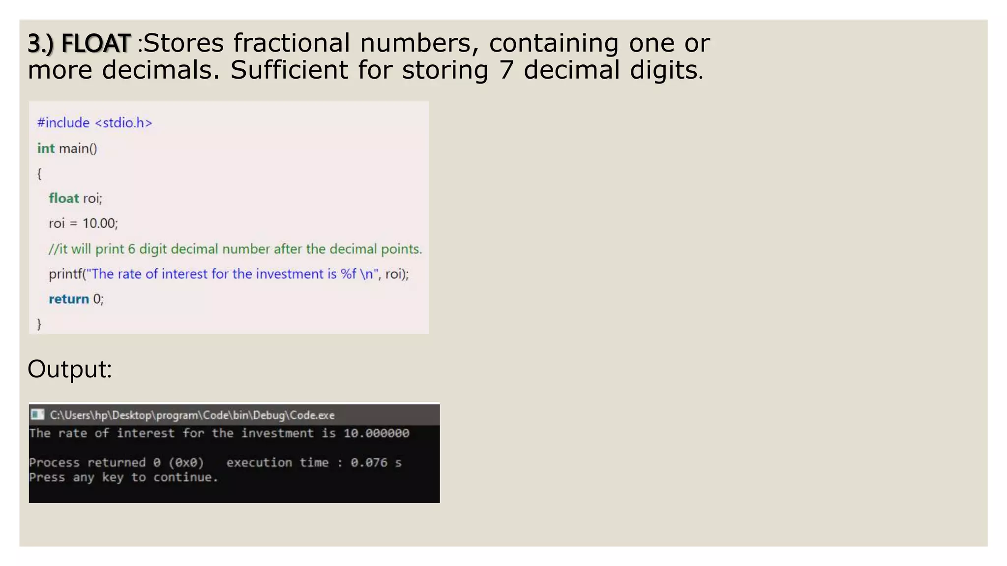 DATA TYPES IN C Language.pptx