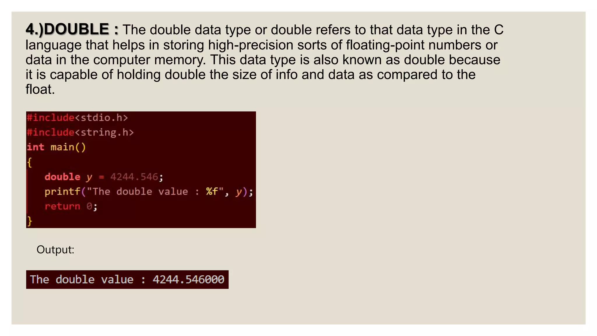 DATA TYPES IN C Language.pptx