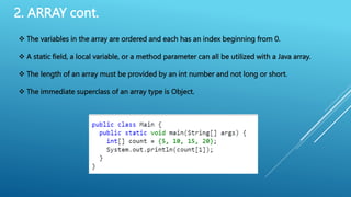 DATATYPES IN JAVA primitive and nonprimitive.pptx
