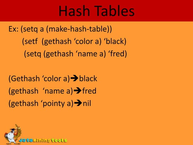 Lisp Data Types In Lisp Ppt