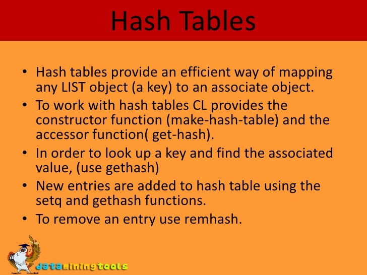 LISP: Data types in lisp