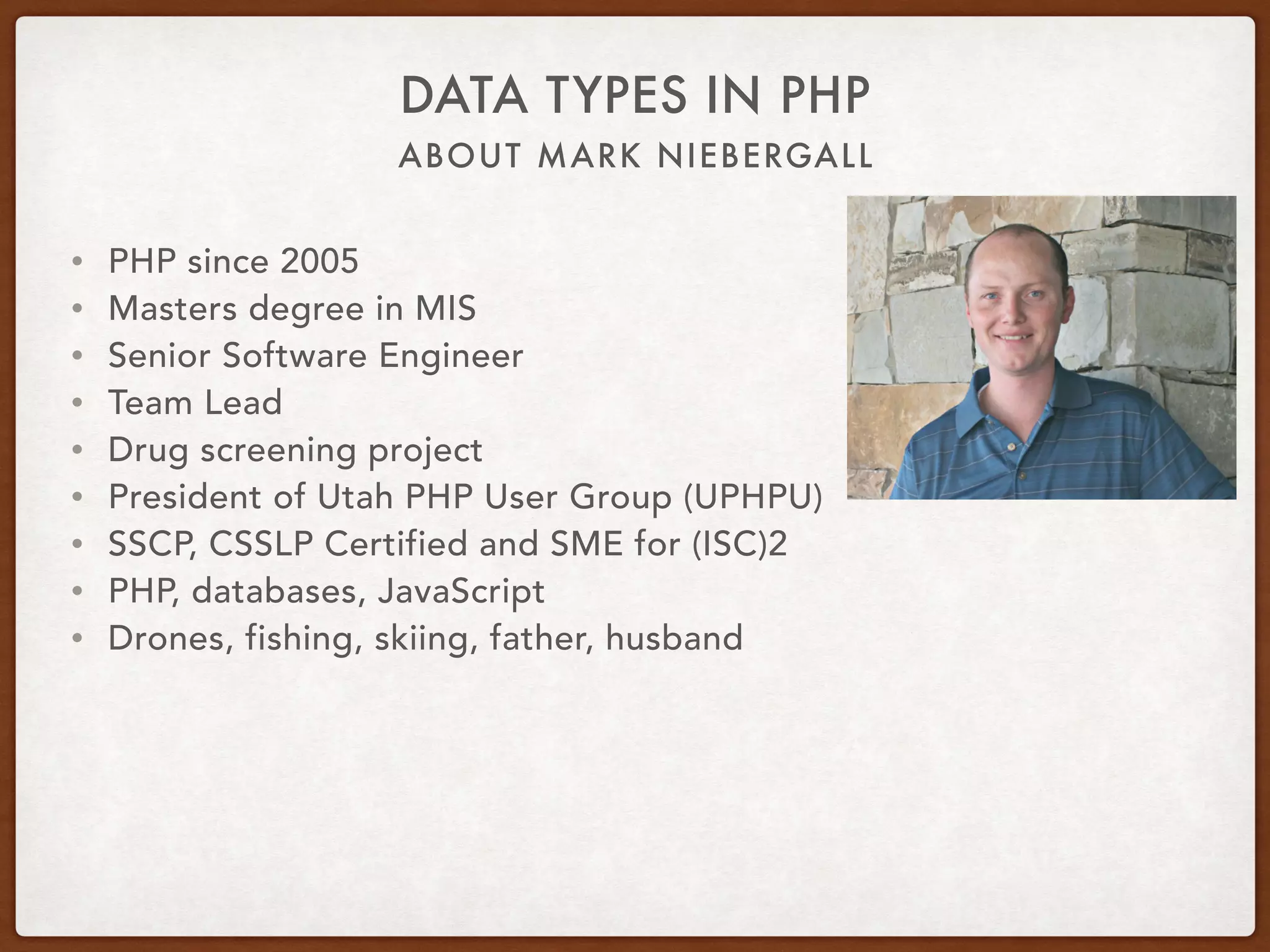 Data Types In PHP | PDF