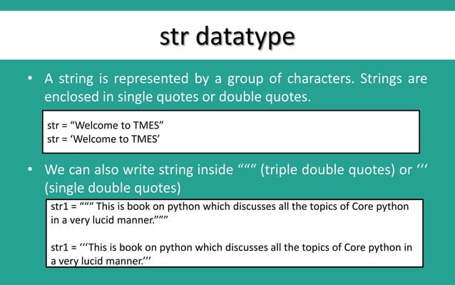 Datatypes In Python 7593