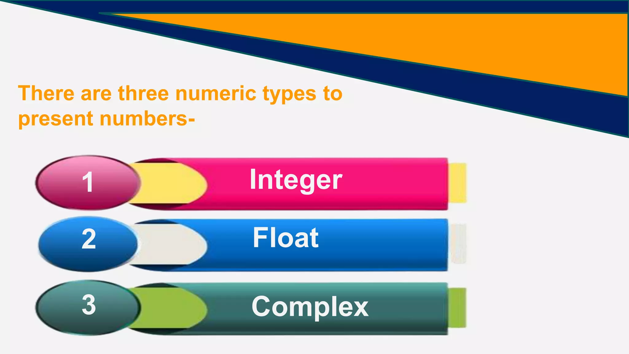 Data types in python | PPTX
