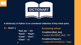 Data types in python | PPTX