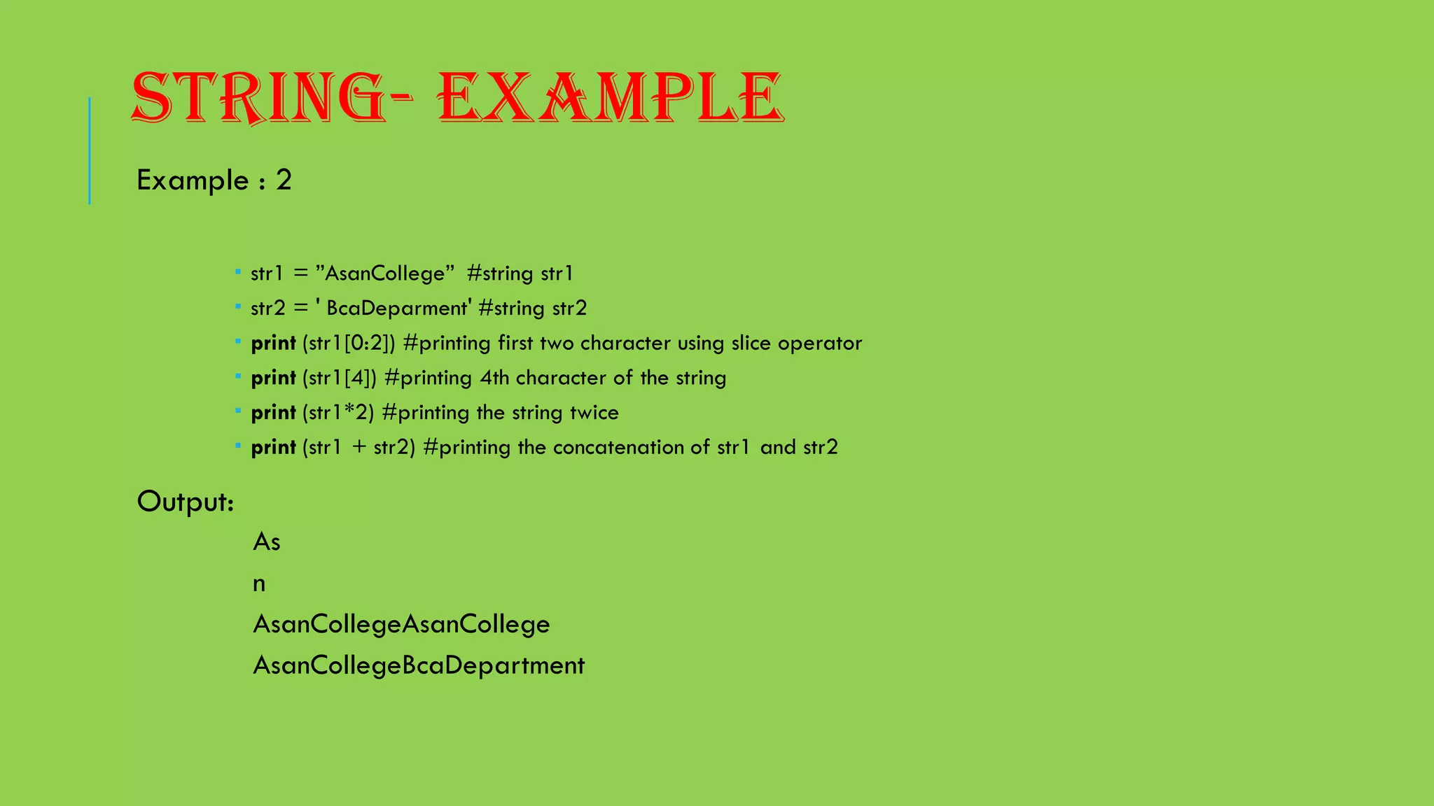 Datatypes In Pythonpdf