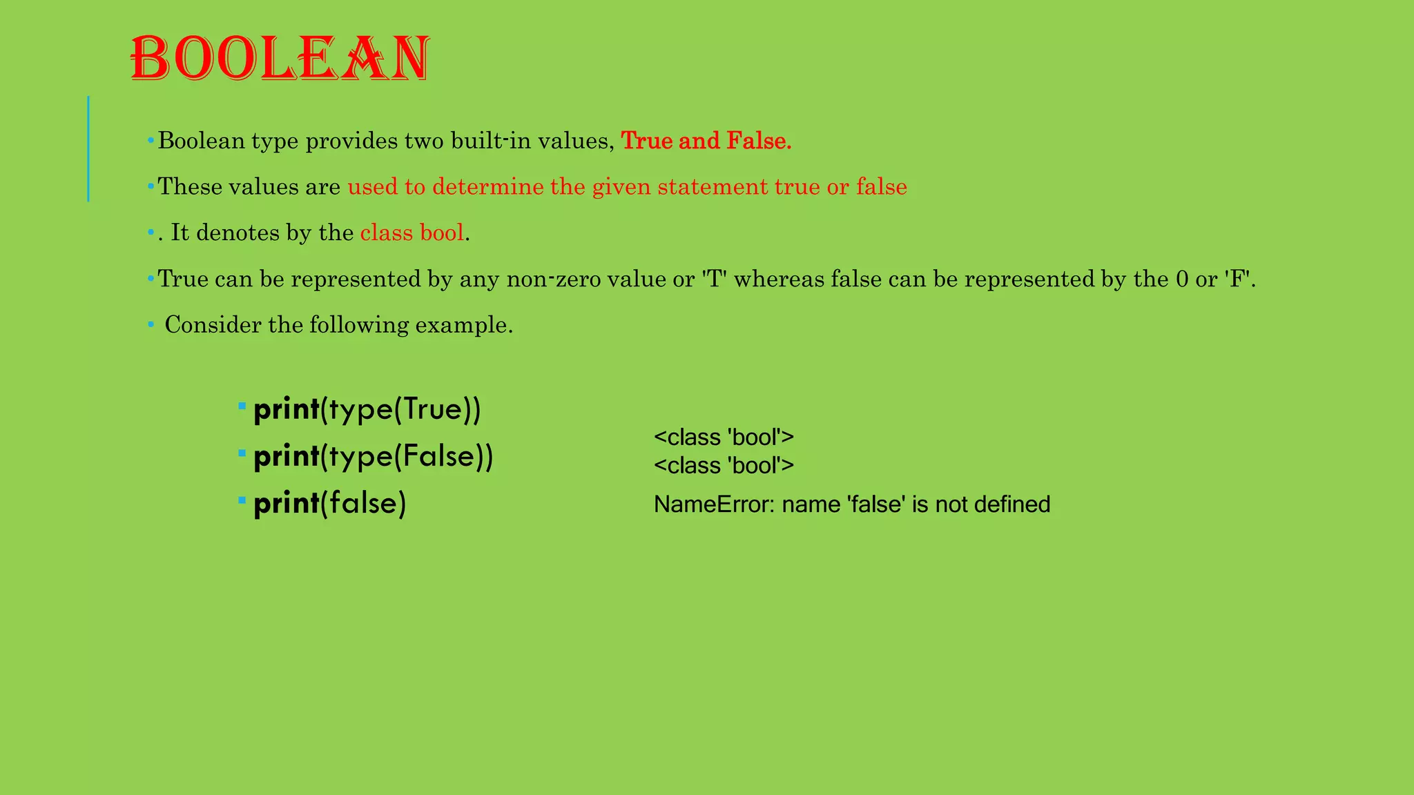 Datatypes In Pythonpdf 