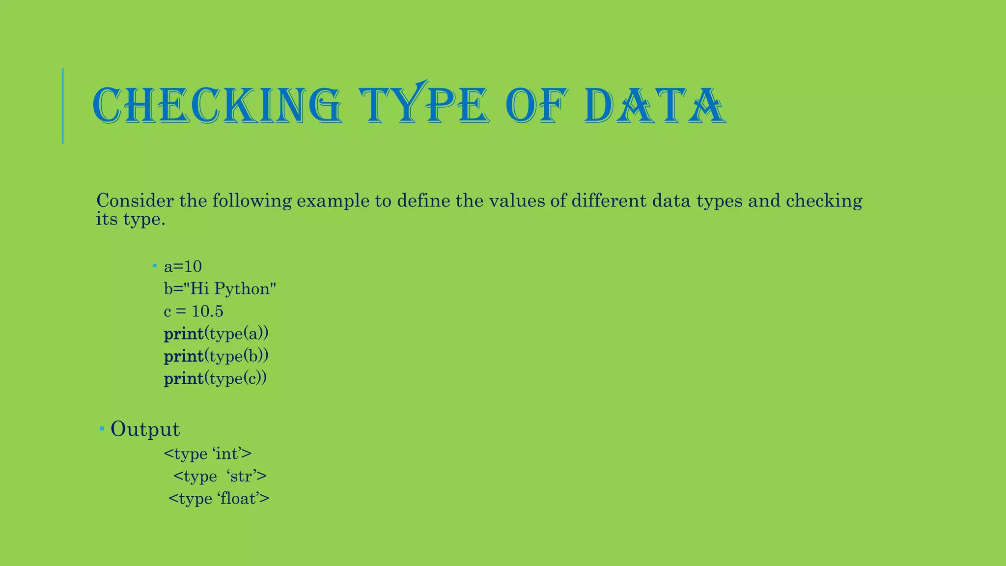 Datatypes In Python Pdf