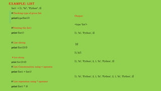 Datatypes in Python.pdf | Programming Languages | Computing