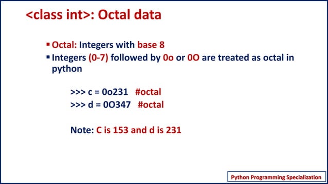 Numeric Data Types In Python Pdf Programming Languages Computing