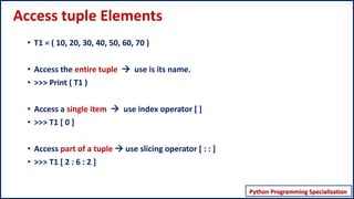 Python Sequence Data types in Brief | PDF