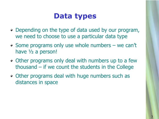 Data types vbnet | PPT