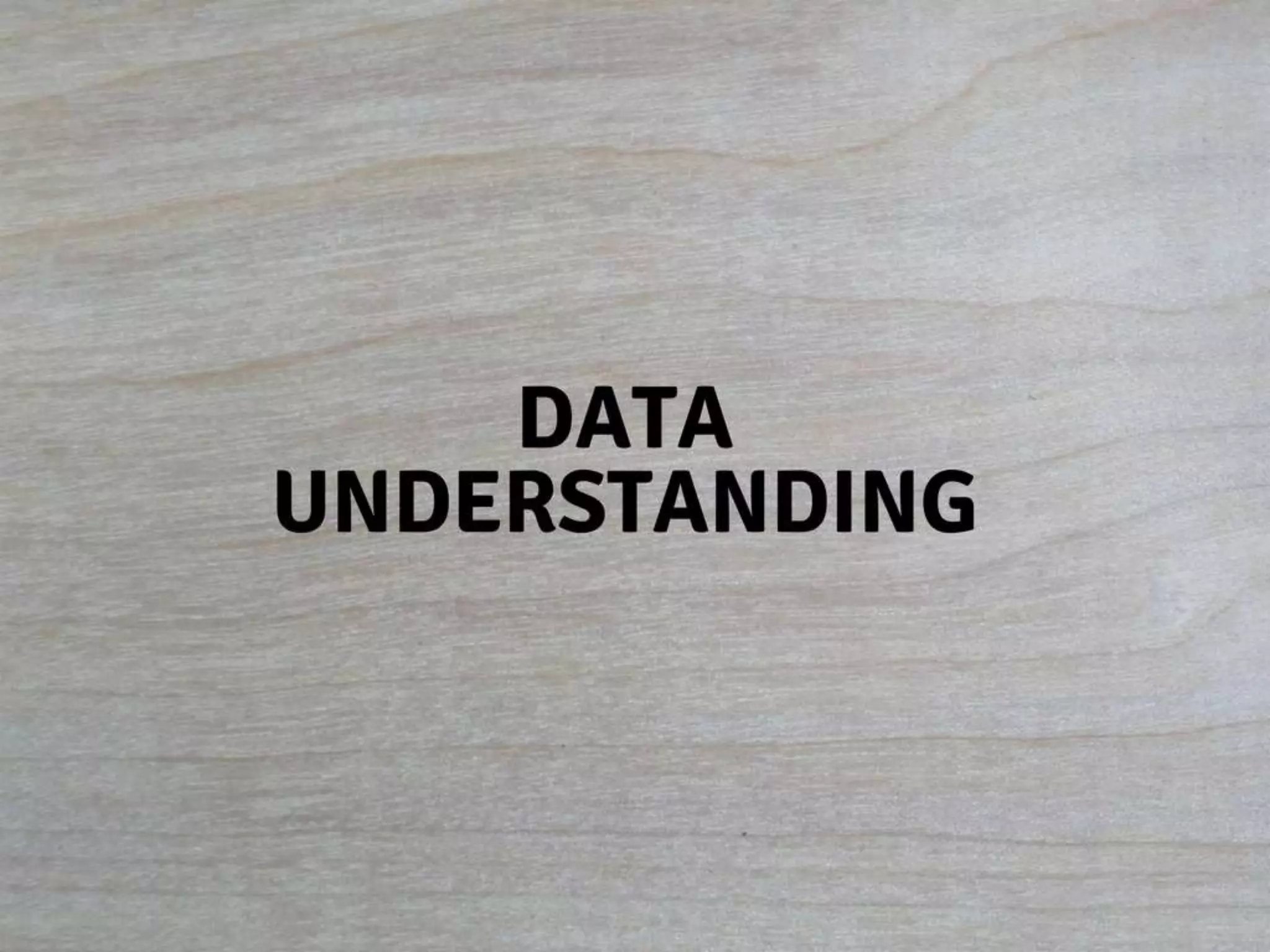 Data understanding | PPTX