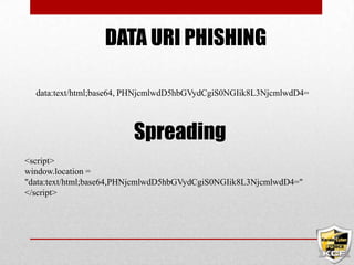 Phishing With Data URI | PPTX | Internet | Computing