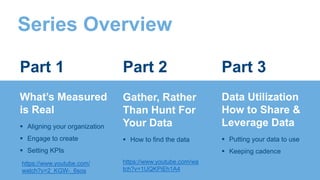 Chapter Dashboards – Part 3: Data Utilization – How to share & leverage ...