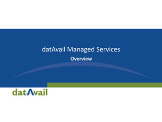 datAvail Customer Overview | PPT