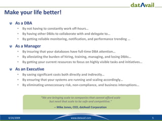 datAvail Customer Overview | PPT