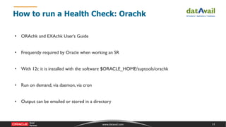 The Real Value of Oracle Health Checks | PDF