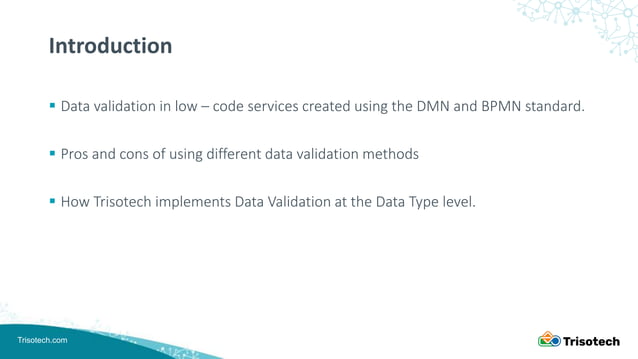 Data Validation in a Low-Code Environment | PPTX | Cloud Computing | Internet