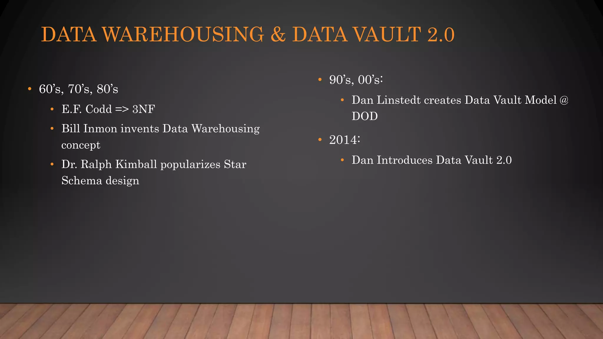 Data Vault 2.0: Big Data Meets Data Warehousing | PPT