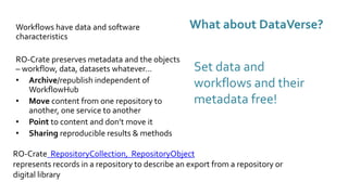 FAIR Workflows and Research Objects get a Workout | PPTX | Databases ...
