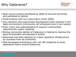 Building an electronic repository and archives on Dataverse in the ...