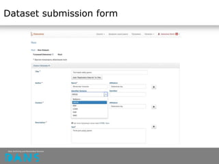 Building an electronic repository and archives on Dataverse in the ...
