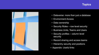 Dataverse Permissions Demystified - PowerAddicts BE 11-2022.pptx