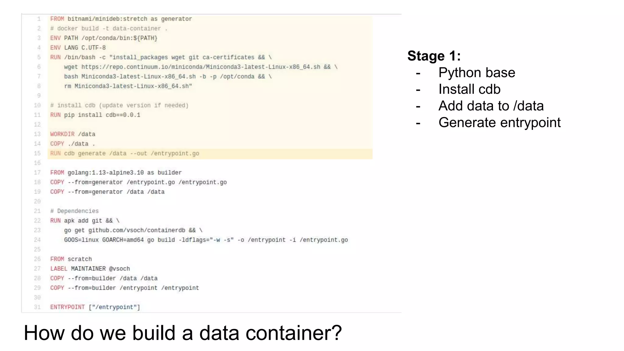 Introduction to Singularity and Data Containers | PPT