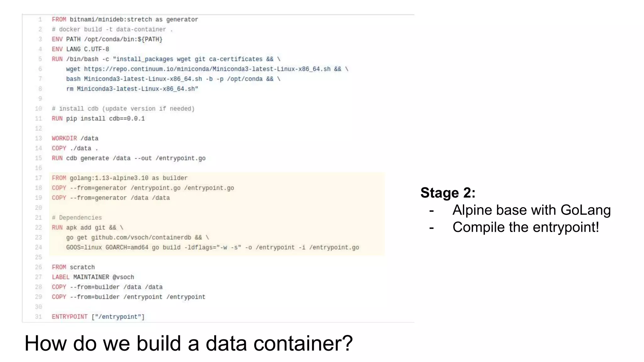 Introduction to Singularity and Data Containers | PPT