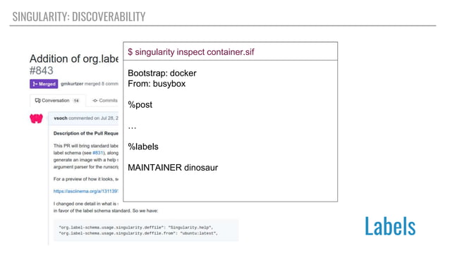 Introduction To Singularity And Data Containers Ppt