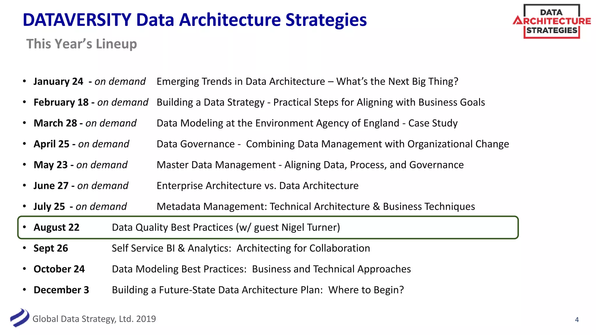 DAS Slides: Data Quality Best Practices | PDF
