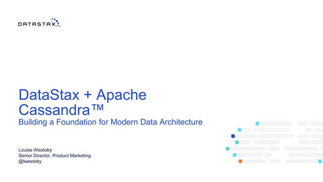 DAS Slides: Building a Future-State Data Architecture Plan - Where to ...