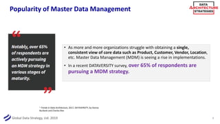 Master Data Management - Aligning Data, Process, and Governance | PDF