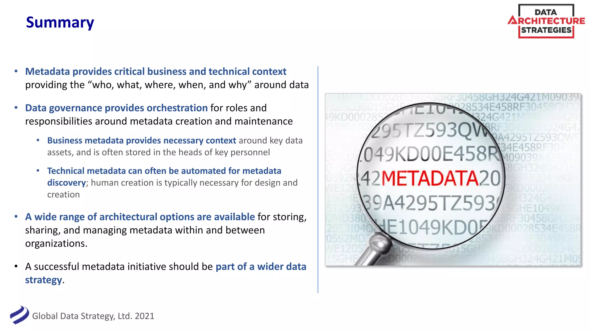 Best Practices in Metadata Management | PDF
