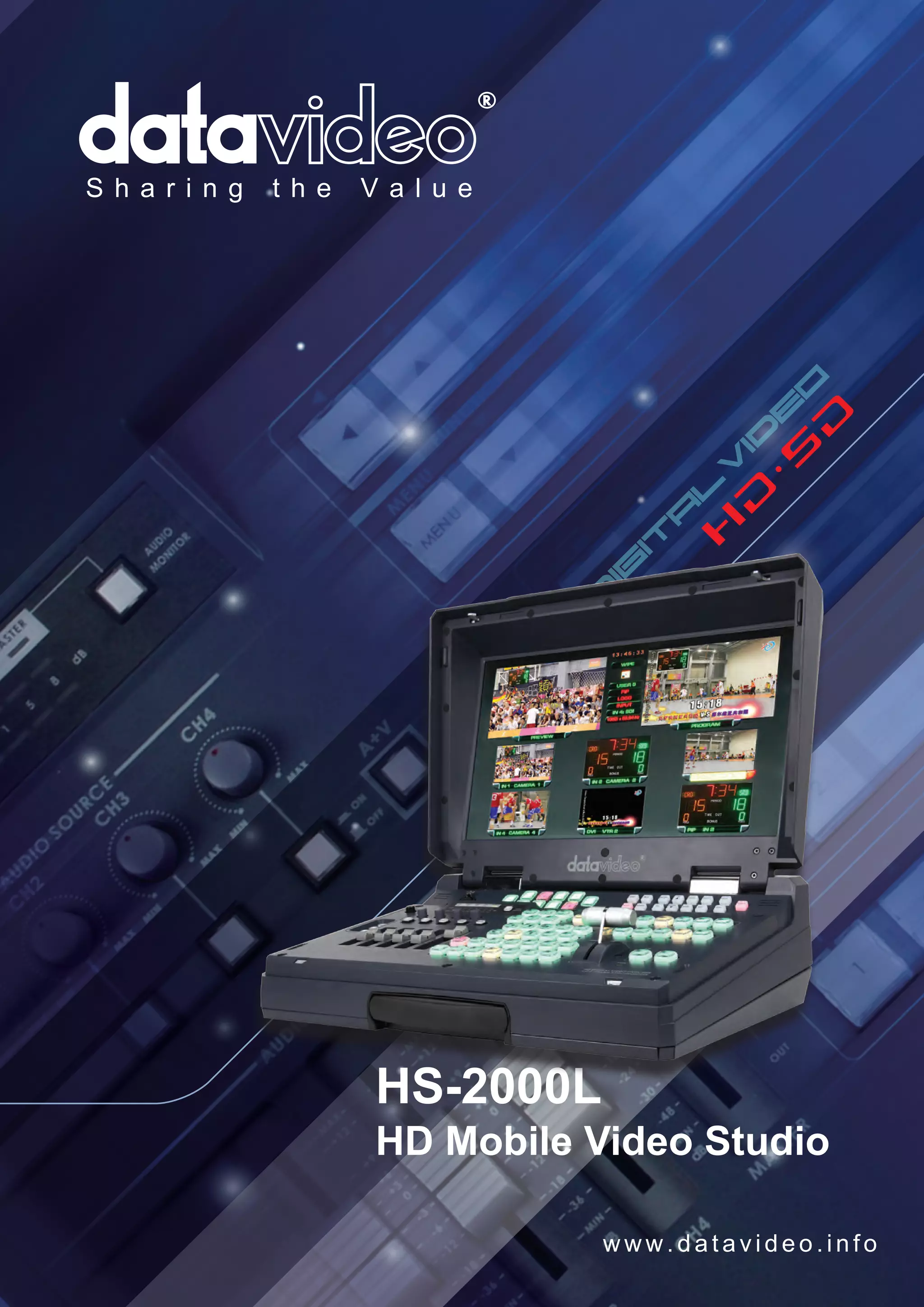 Datavideo HS-2000L | PDF | Digital Audio | Computer Software and Applications
