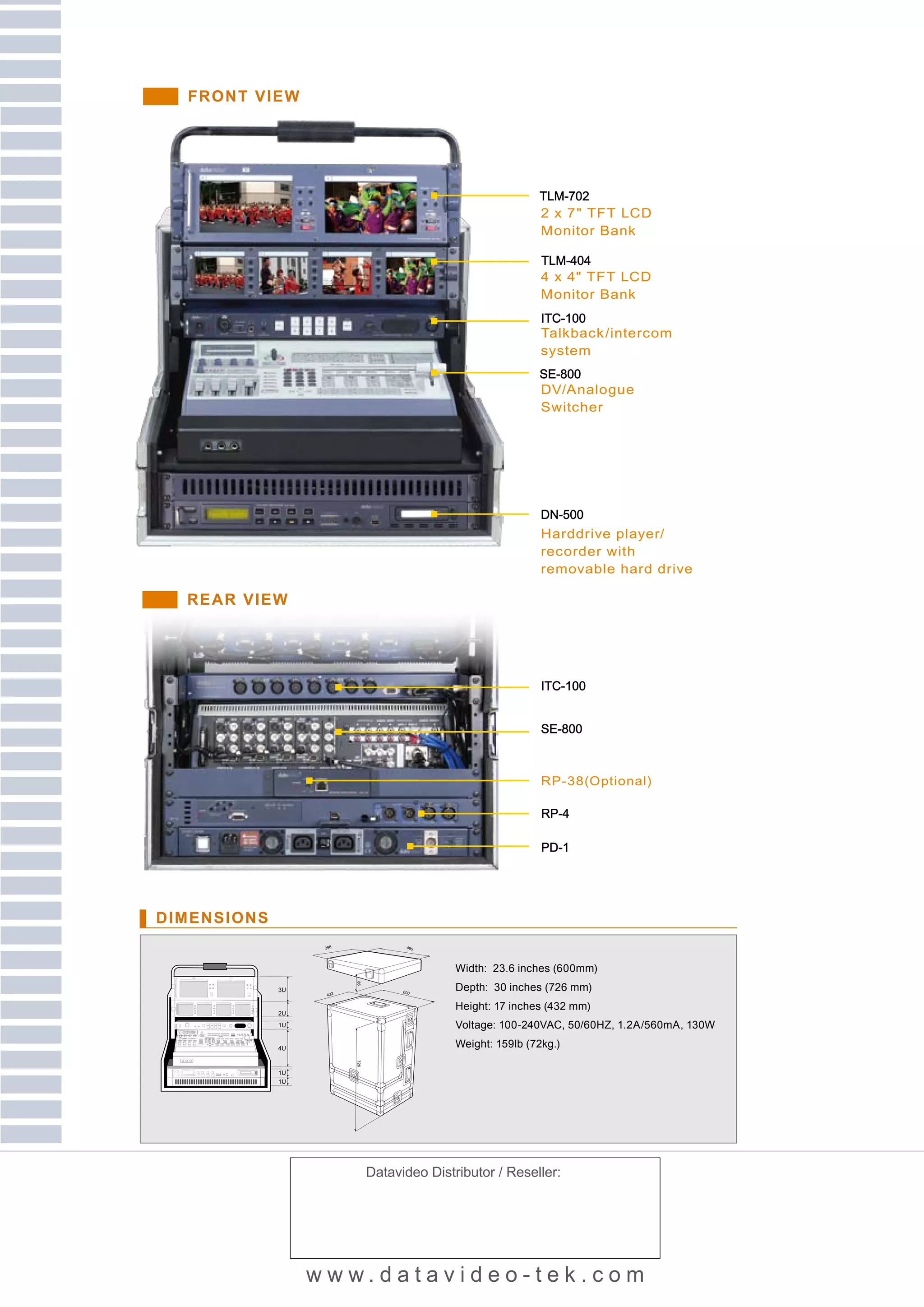 Datavideo HS-800 | PDF