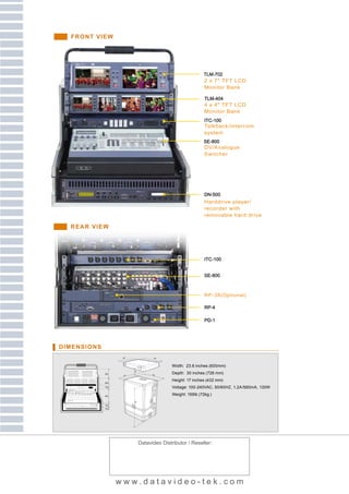 Datavideo HS-800 | PDF