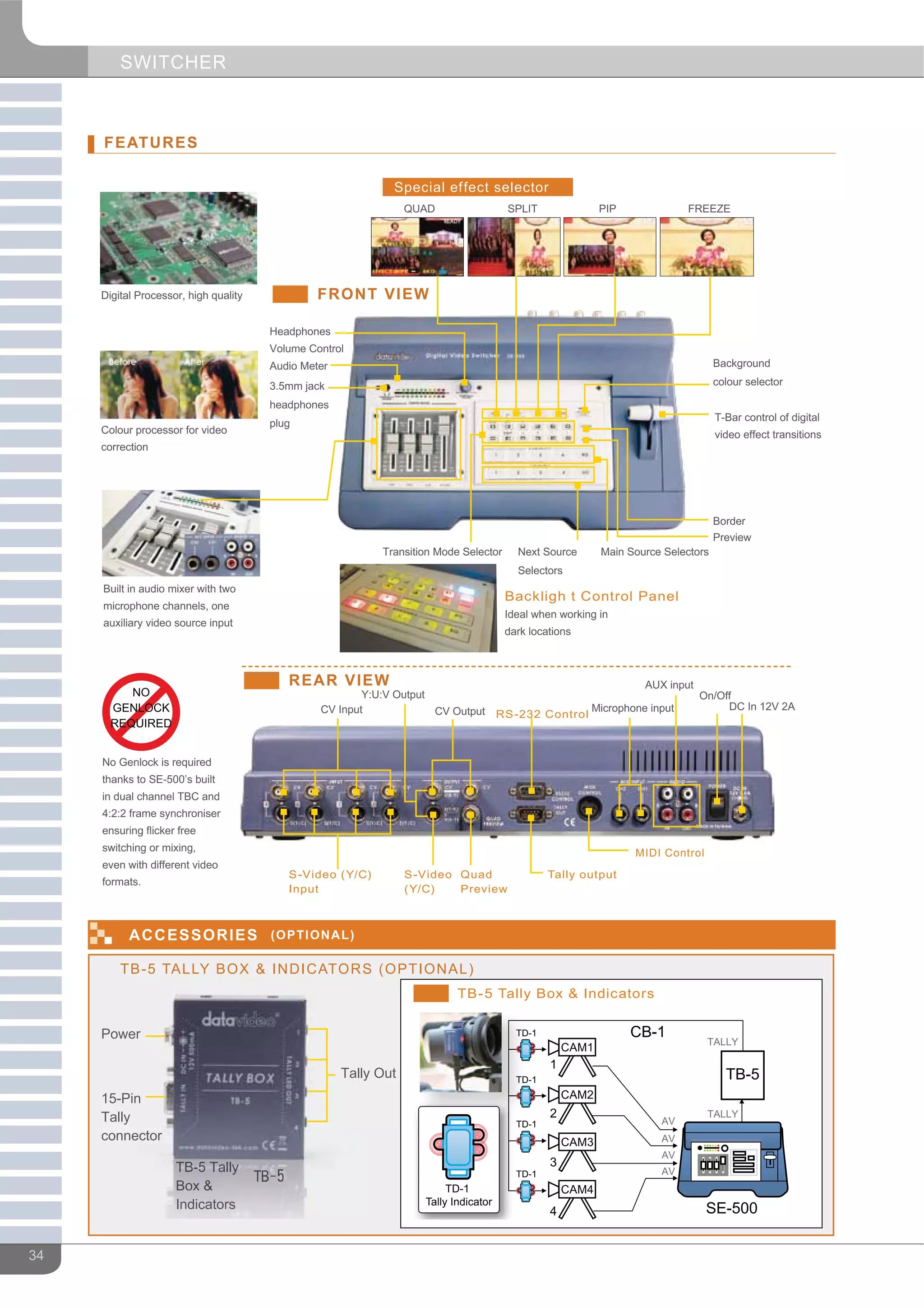 Datavideo SE-500 | PDF