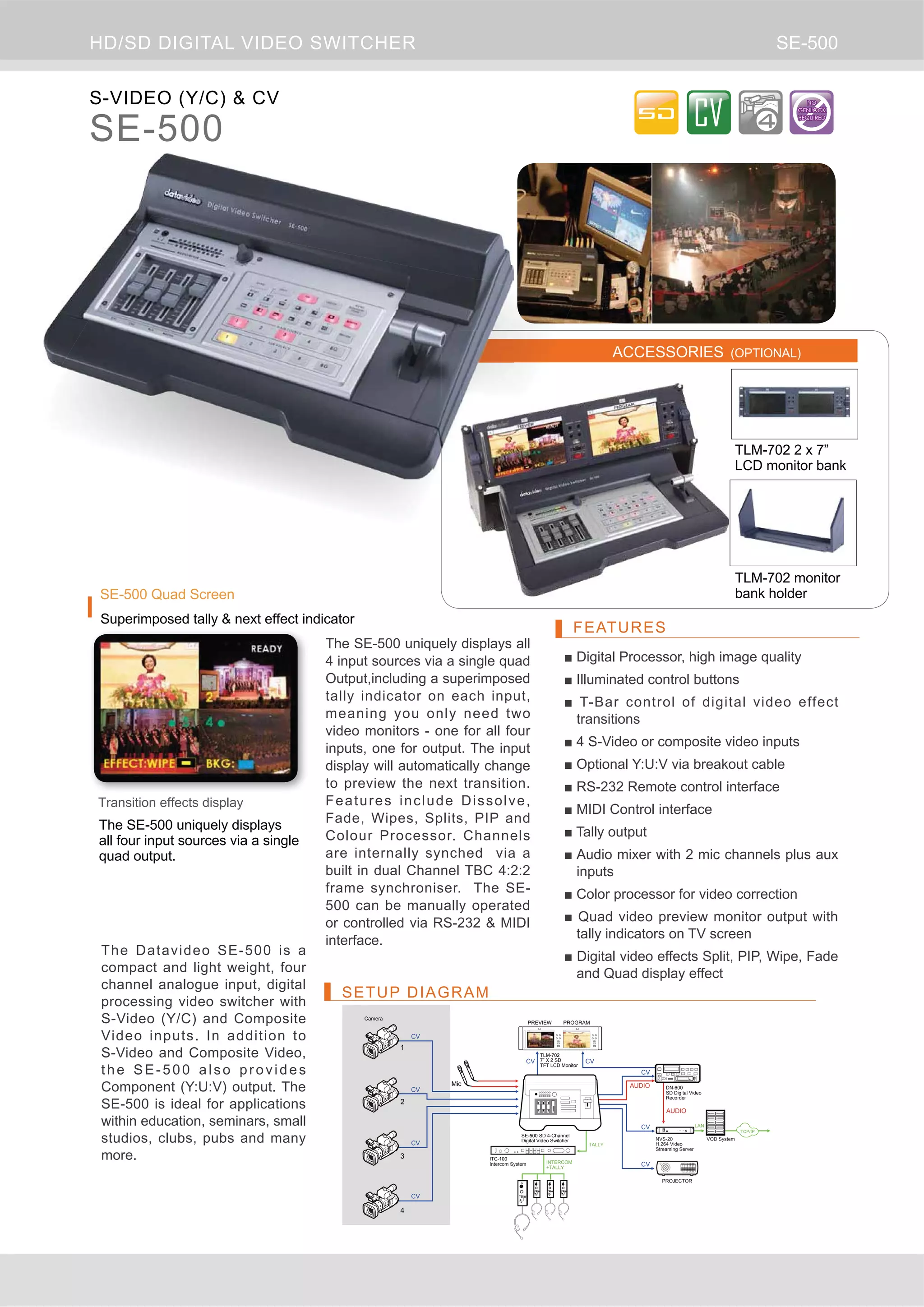 Compact multi-camera video production system | PDF