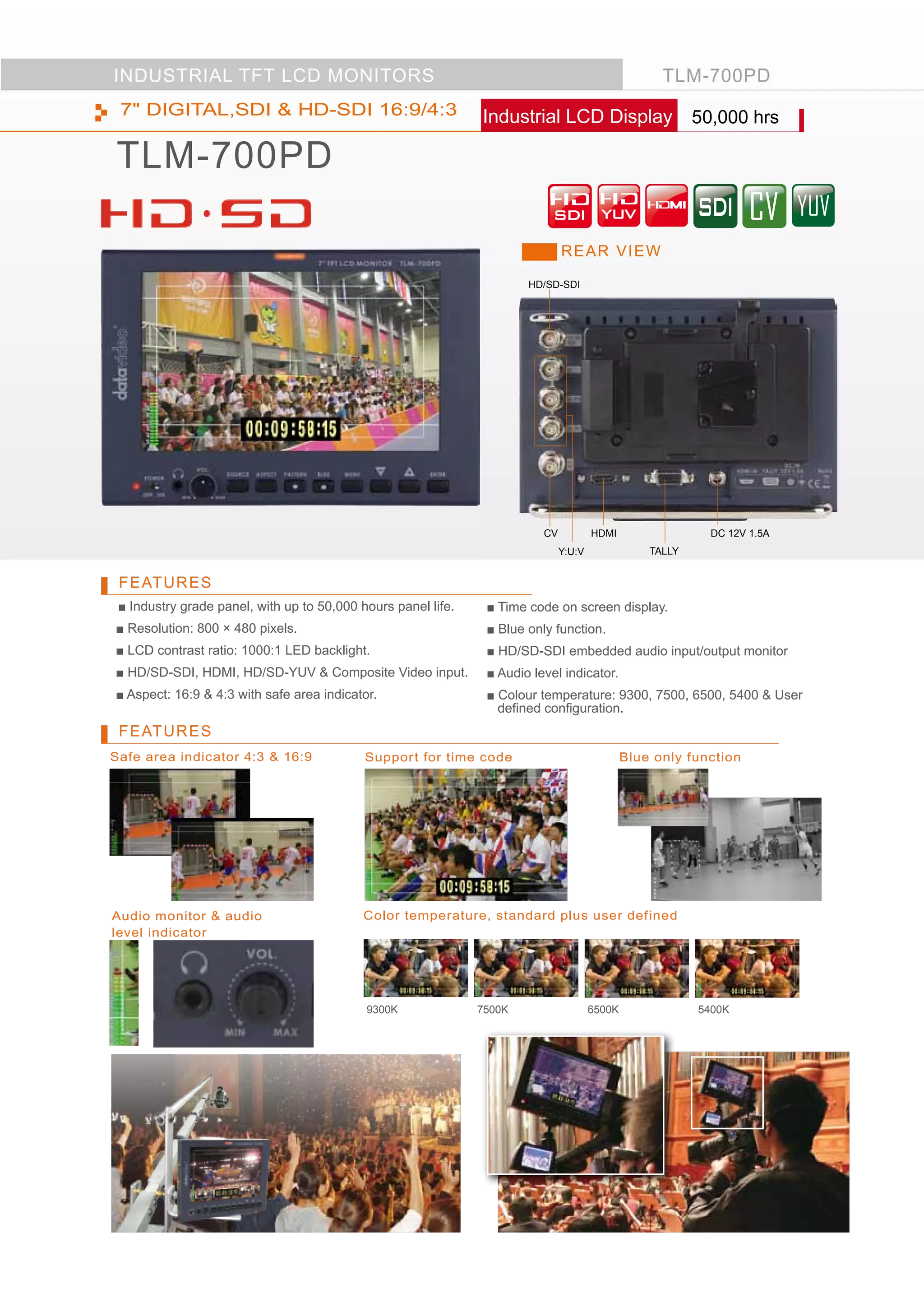 Datavideo TLM-700PD | PDF | Computer Peripherals | Computing